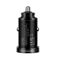 China Zinc Alloy USB Car Charger PD QC3.0 20W Fast Charging for iPhone iPad Samsung for sale