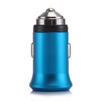 China 5V 3.1A Dual USB C Car Charger Aluminum Alloy Fast Charging 12V 24V for sale