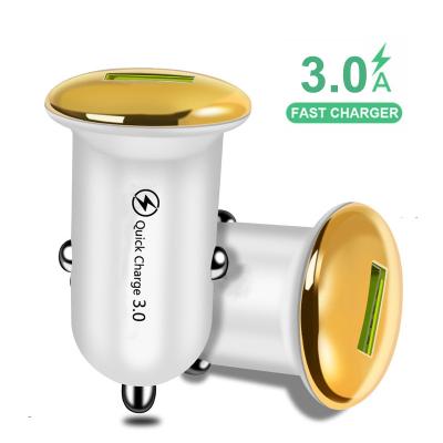 China Mini Single USB Car Charger 5V 3.1A Fast Charge Vehicle Adapter for Huawei Xiaomi iPhone for sale