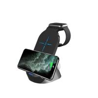 China 3 in 1 15W Wireless Charging Station 10mm Distance Fast Charger for iPhone Airpods Apple Watch for sale