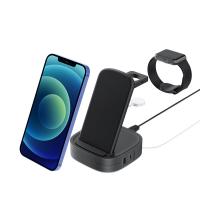 China 20W 3 In 1 Quick Wireless Charger CE UL RoHS FCC QI Certification for sale