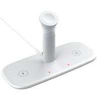 China 15W 5 in 1 Qi Wireless Charging Station with Night Light for iPhone Samsung Apple Watch Airpods for sale