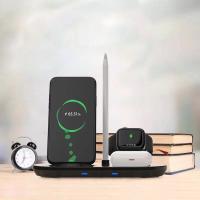 China ABS PC Wireless Charger Stand 3 In 1 Built In OCP OHP Function for sale