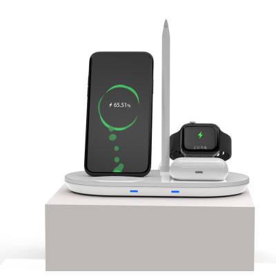 China ABS PC Wireless Charger Stand 3 In 1 Built In OCP OHP Function for sale