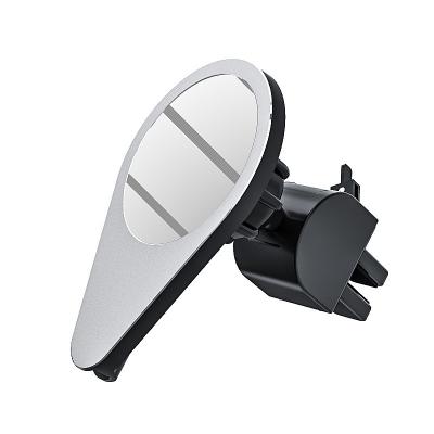 China Qi Standard 15W Fast Wireless Car Charger Magnetic Air Vent Holder 110-205KHz for sale