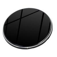 China 15W Qi Wireless Charger Pad Aluminum Alloy Acrylic Fast Charging 5mm Distance for sale