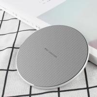 China Ultra Thin 15W Quick Wireless Charger Pad Aluminum Alloy Acrylic for sale