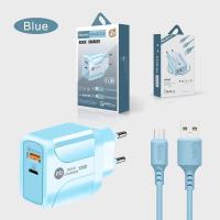 China 18W Macaron USB Charger Kits With CE UL ROHS FCC Certifications for sale