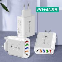 China Outpower 48W USB Charger Kit with 18W PD Port and 4 USB QC 3.0 Smart Charger for sale