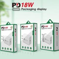 China EU US Plug QC3.0 Quick Charger 18W With PE Material Data Cable for sale