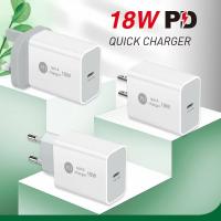 China EU US Plug QC3.0 Quick Charger 18W With PE Material Data Cable for sale