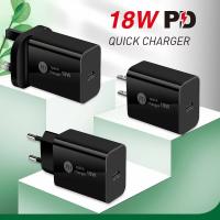 China EU US Plug QC3.0 Quick Charger 18W With PE Material Data Cable for sale