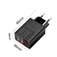 China LED Display 5V 3.1A USB Charger Kits 2 In 1 With PE Data Cable for sale