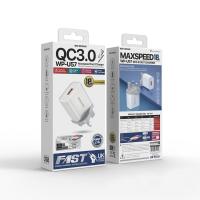 China 18W QC3.0 USB Travel Charger Kit 5V 2.4A Quick Charger with Cable for sale