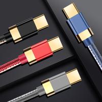 China 2.5A Gold Plated Denim Fast Charger Cable 480Mbps Data Sync 1M 2M 3M for sale