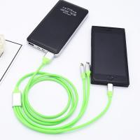 China TPE 1.2M 3-in-1 Multi Connector Data Cable Fast Charging 5V/2A All Compatible for sale