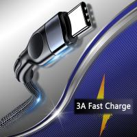 China Aluminum Alloy Fast Charger Cable 3A 480Mbps Nylon Braided USB Type C Micro USB Lightning 1M for sale