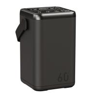 China Portable Power Station 60000mAh 60W Camping Emergency Backup Battery with AC Output for sale