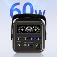 China Portable Power Station 60000mAh 60W Camping Emergency Backup Battery with AC Output for sale