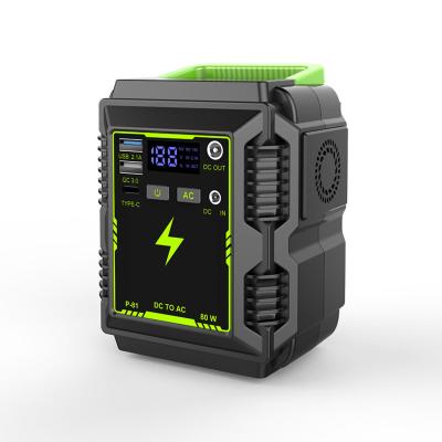 China 20000mAh 80W Portable Power Station with 60W PD Fast Charging Outdoor Generator for sale
