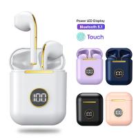 China J18 TWS Bluetooth 5.1 Noise Cancelling Earbuds with 300mAh Charging Case LED Display for sale