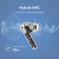 China BT5.1 Wireless Bluetooth Earphone ANC Noise Canceling Earbuds 4Mic for sale