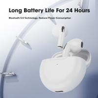 China Dual Microphone Wired Ear Hook Headphones 500mAh Touch Control for sale