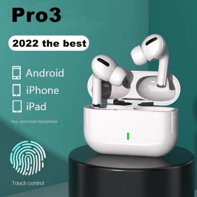 China TWS Bluetooth 5.0 Earphone Pro3 In Ear Touch Control Stereo Earbuds 3.9g for sale