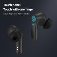 China 350mAh Waterproof Wireless Bluetooth Earphone Touch Control Noise Reduction Earbuds with Power Display for sale