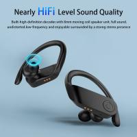 China BT5.0 Sports Bluetooth Headset Ear Hook Magnetic True Wireless Stereo Earbuds for sale