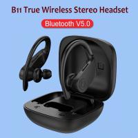 China BT5.0 Sports Bluetooth Headset Ear Hook Magnetic True Wireless Stereo Earbuds for sale