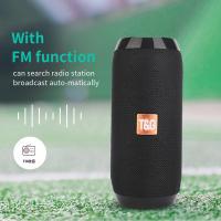 China TF Stereo Surround Waterproof Bluetooth Speaker FM Outdoor Powered Subwoofer for sale