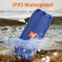 China TF Stereo Surround Waterproof Bluetooth Speaker FM Outdoor Powered Subwoofer for sale