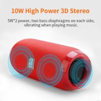 China TF Stereo Surround Waterproof Bluetooth Speaker FM Outdoor Powered Subwoofer for sale