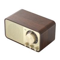 China Wooden Retro Bluetooth 5.0 Portable Speaker 5W Super Bass Subwoofer 1800mAh for sale