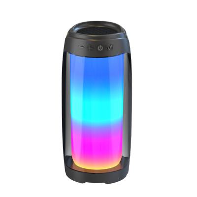 China 32G Full Screen 3D Wireless Portable Speaker Colorful LED Light Bass Sound Box for sale