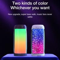 China 32G Full Screen 3D Wireless Portable Speaker Colorful LED Light Bass Sound Box for sale