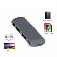 China 4 in 1 USB C Hub to 4K HDMI USB 3.0 PD 60W Charging Audio Adapter for iPad Pro MacBook for sale
