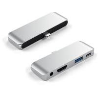 China 4 in 1 USB C Hub to 4K HDMI USB 3.0 PD 60W Charging Audio Adapter for iPad Pro MacBook for sale