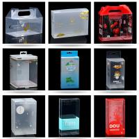 China Custom PETG PP Transparent Plastic Packaging Box with Hot Stamping 0.25mm for sale