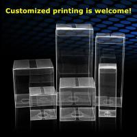 China Custom PETG PP Transparent Plastic Packaging Box with Hot Stamping 0.25mm for sale