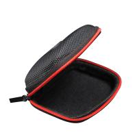 China Earphone Compression EVA Zipper Case Anti Water Splash Offset printing for sale