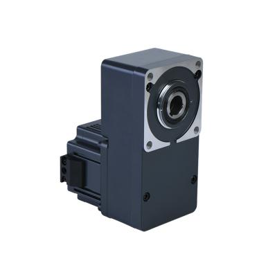 China 40w 12v 24v 90mm Brushless Gear Motor With Hollow Flat Gearbox for sale