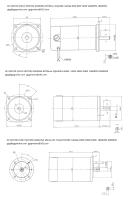 China 250W Electric Motor Flange Mount 104MM 12V 24V With Encoder GM12-N20VA for sale