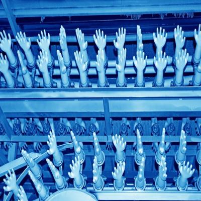 China 220V 380V Latex Gloves Production Line 5.7x1.8x1.5m for sale