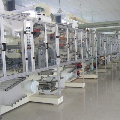 China High Speed Urinary Non Humidity Production Line High Efficiency Urinary Non Humidity Equipment For Diaper for sale