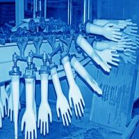 China medical vinyl gloves machine  WORKING GLOVES MACHINE PVC glove production line for sale