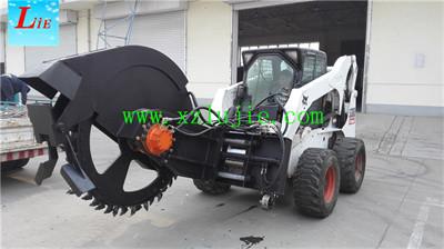 China Skid steer rock saw attachments skid steer trencher disc trencher for skid steer for sale