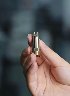 China CNC precision machining welding gun copper nozzle for sale