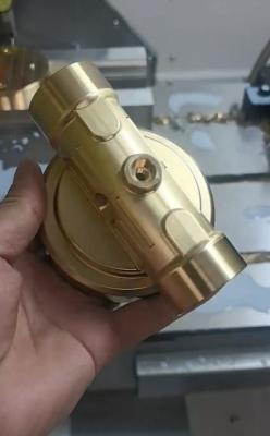 China CNC Brass Multi-Port Valve Body for sale